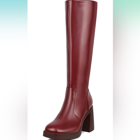 Amazon | Shoes | Nwt Amazon Brand Leather Platform Boots | Poshmark